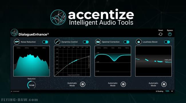 Accentize 发布语音对白增强效果器插件 DialogueEnhance 2 | Flying-DAW | 飞来音专业音频信息平台