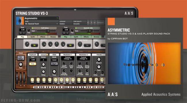 AAS 发布 String Studio VS-3 飘渺氛围扩展音色包 Asymmetric | Flying-DAW | 飞来音专业音频信息平台
