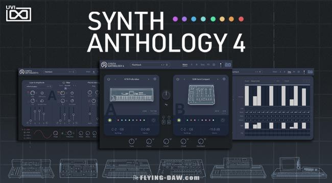 UVI 发布新一代经典合成器采样集合音色库 Synth Anthology 4 | Flying-DAW | 飞来音专业音频信息平台