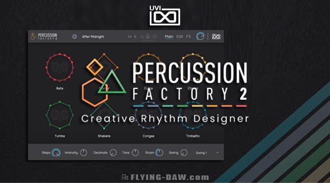 创意节奏设计乐园！UVI 发布八轨民族打击节奏音源 Percussion Factory 2！ | Flying-DAW | 飞来音专业音频信息平台