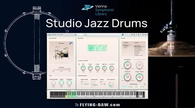 鼓刷是亮点！VSL 推出爵士鼓音色库 Studio Jazz Drums，带有 Flow 界面！ | Flying-DAW | 飞来音专业音频信息平台